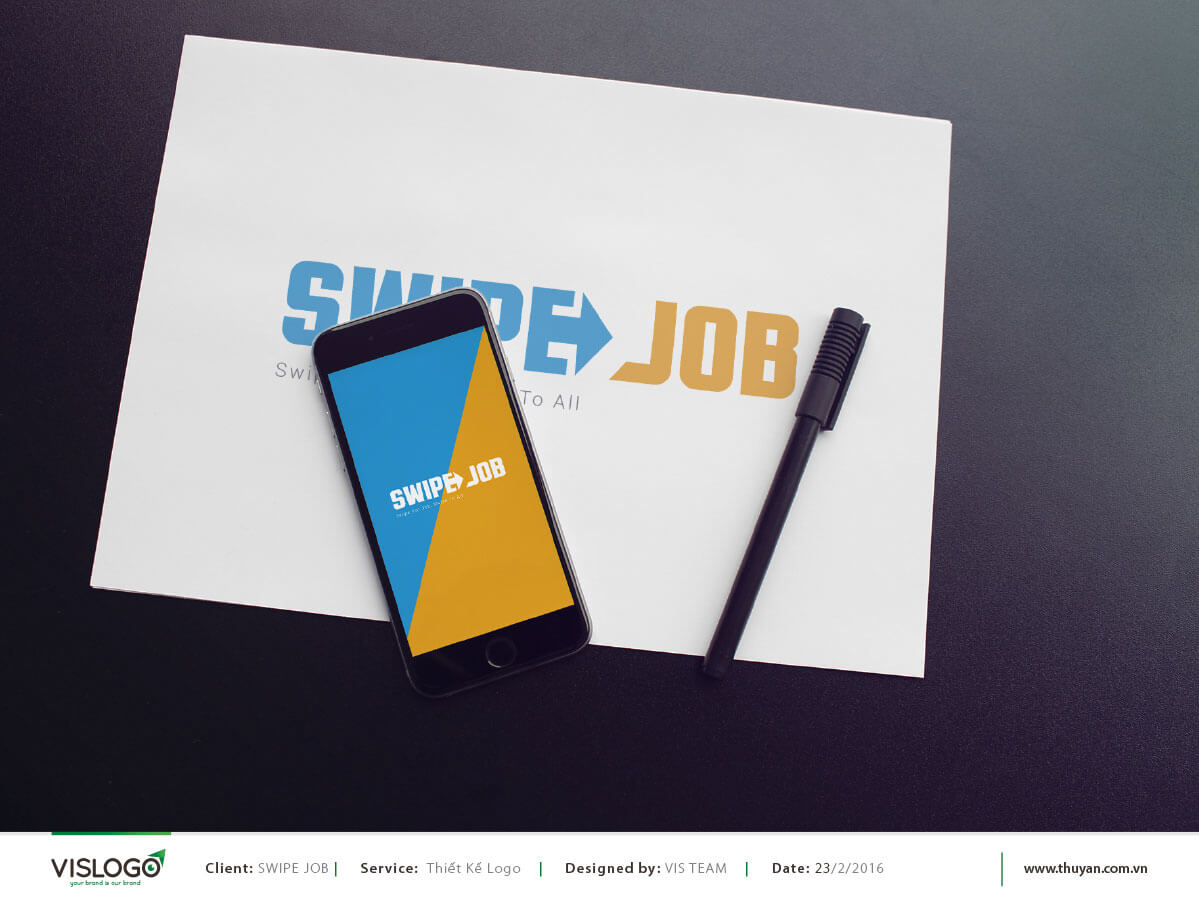 Thiết kế logo, CIP _ Thương hiệu Swipe Job